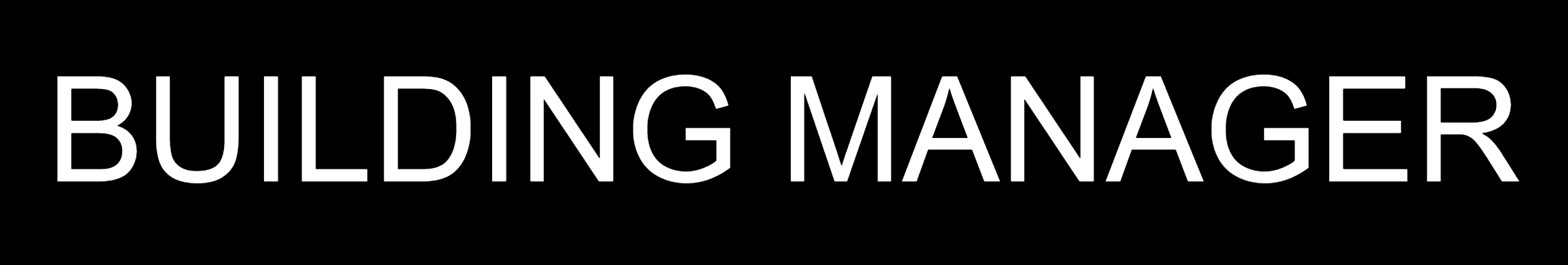 Door Sign - Building Manager – Lamacoids Town