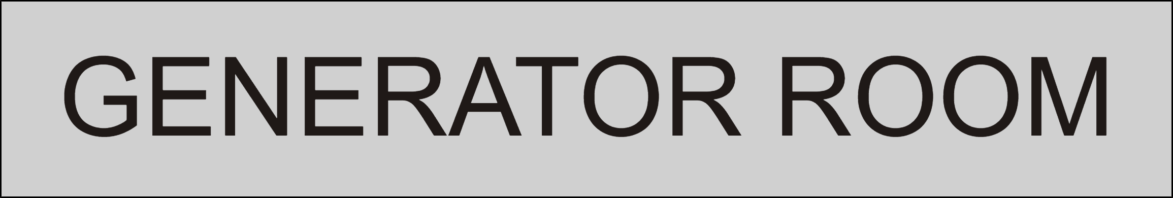 Door Sign - Generator Room – Lamacoids Town