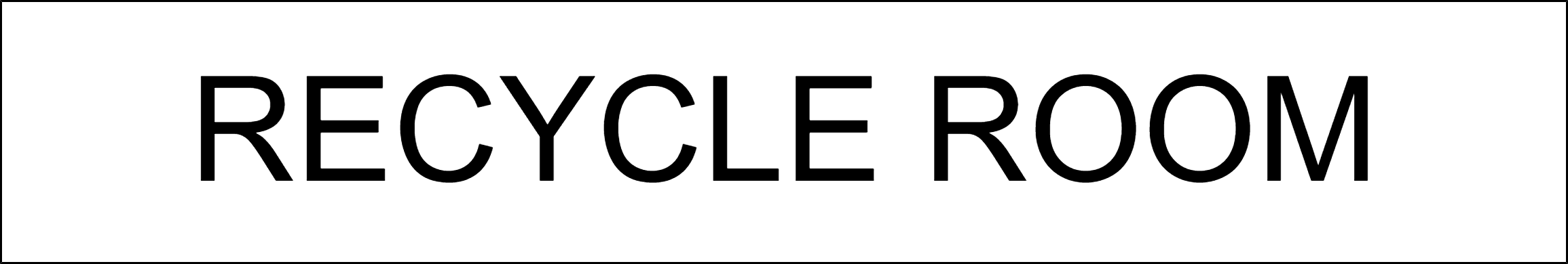Door Sign - Recycle Room – Lamacoids Town